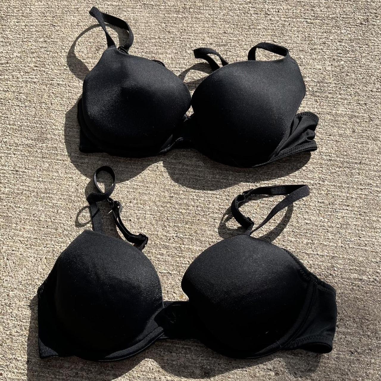 🌟 Victorias Secret PINK Black Bra Bundle Of Two... | Depop