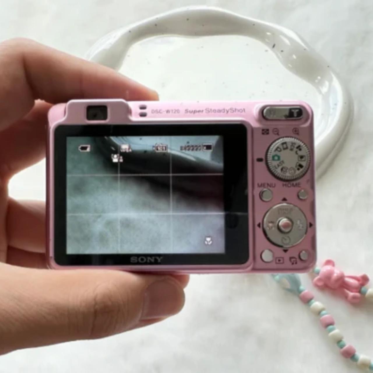 Sony Pink Cyber-shot DSC-W120 Digital Camera 🌸... | Depop