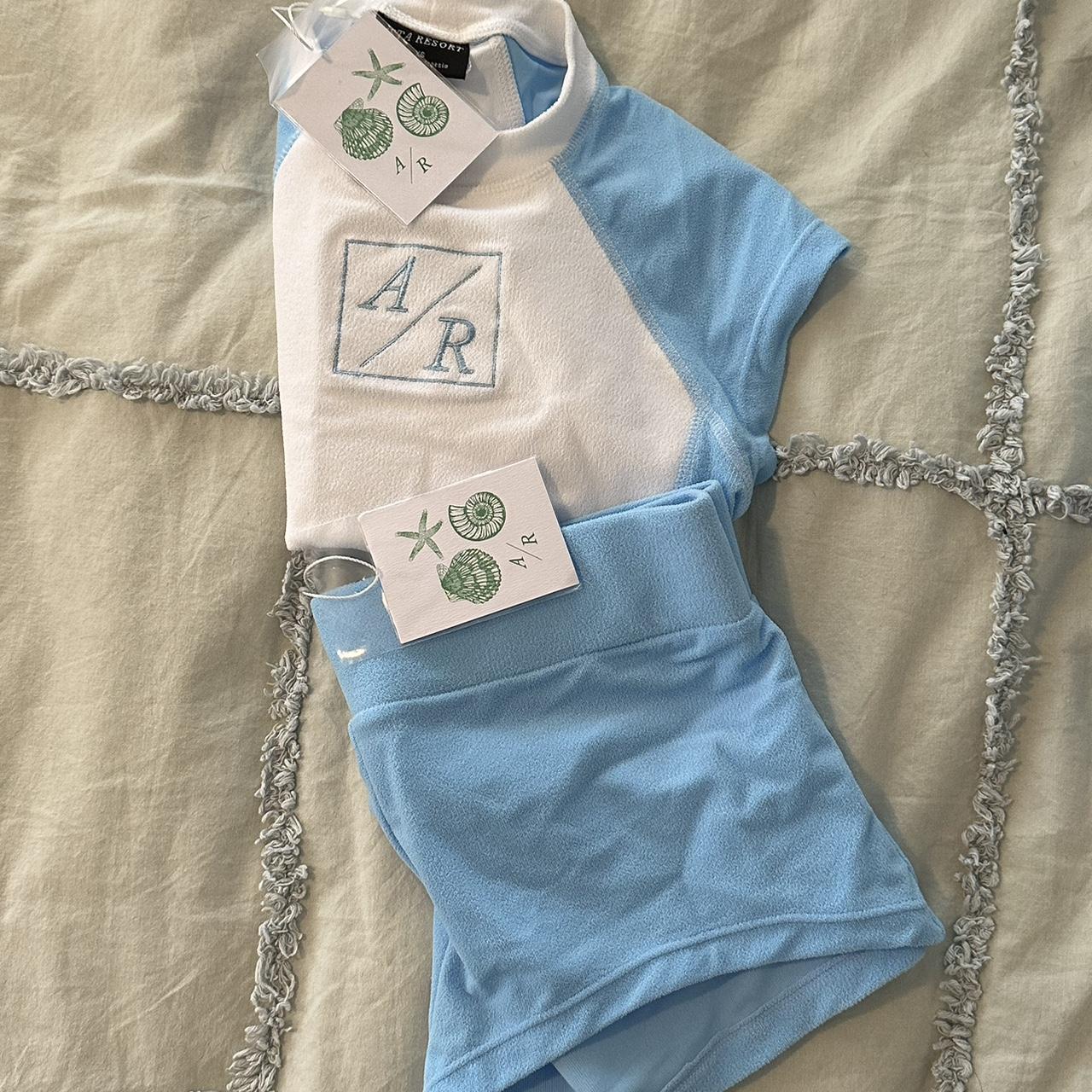 ASTA RESORT Kimberlea rash top & shorts - top is... - Depop