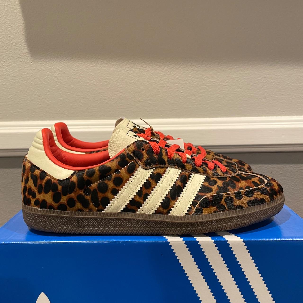 Adidas Samba OG Red Leopard Brand New Size 8.5... | Depop