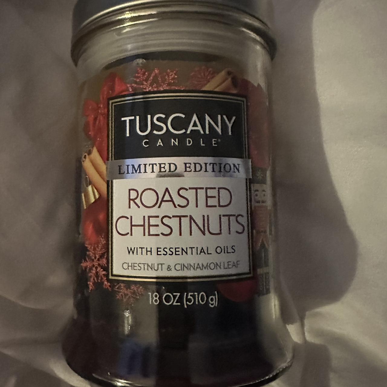 Tuscany candle roasted chestnuts brand new never used - Depop