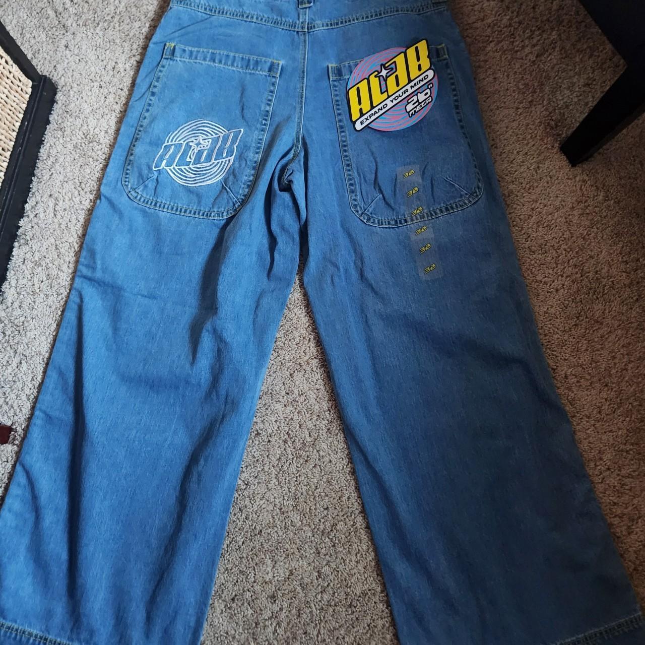 baggy Alab jeans jnco style brand new never... | Depop
