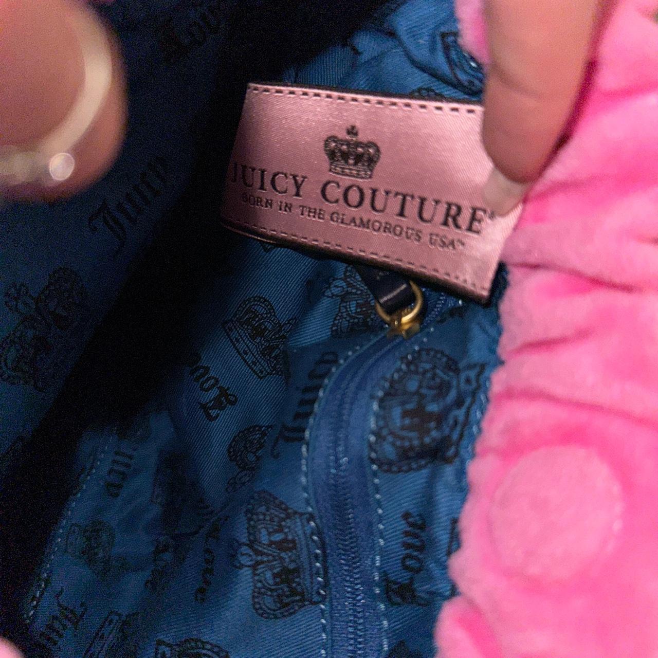 RARE juicy couture fuzzy purse with tags message... - Depop