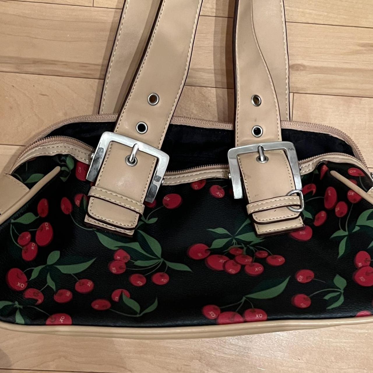 2000s vintage cherry print shoulder purse!! 🍒... - Depop