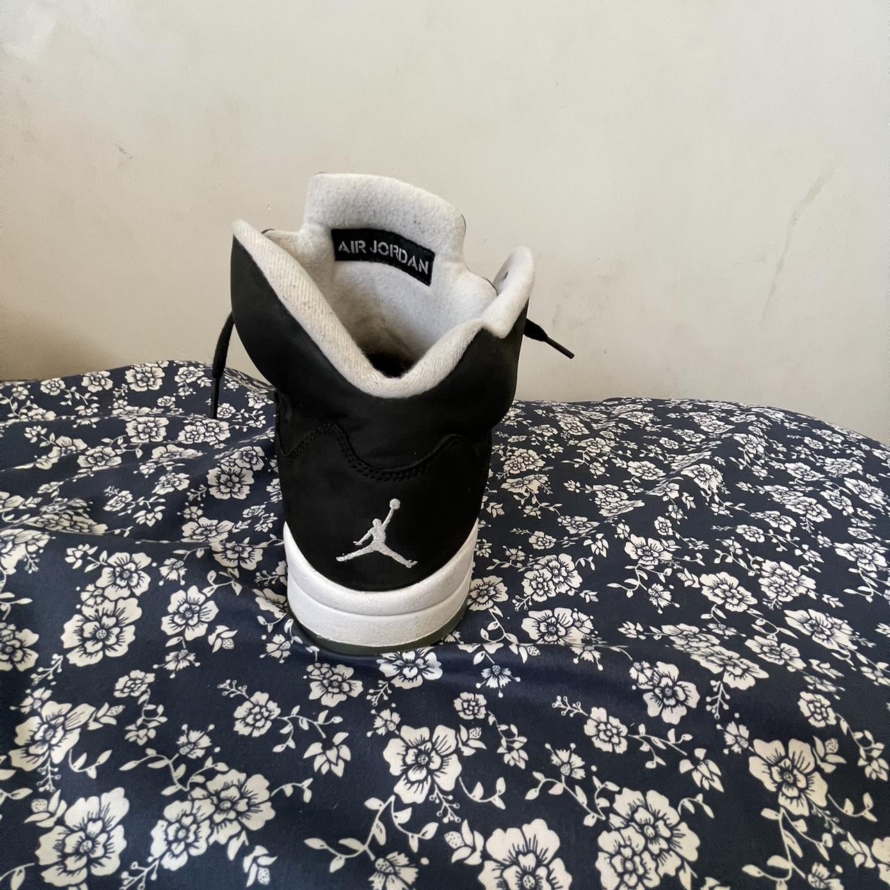 Jordan 5 black Oreos Size 12 Lightly used No box - Depop