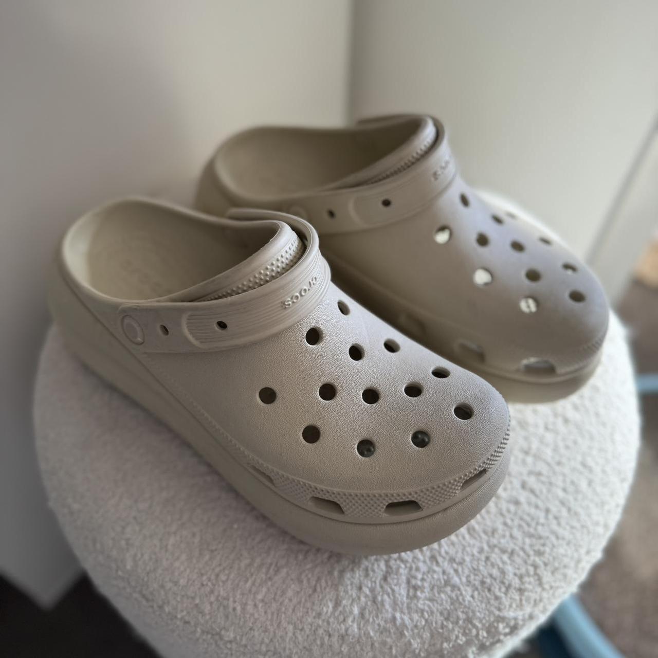 Crocs. Women’s size 10. Men’s size 8. Worn once. - Depop