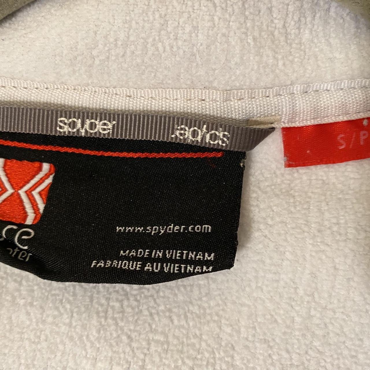 Light baby blue spyder sweater jacket in a size... - Depop