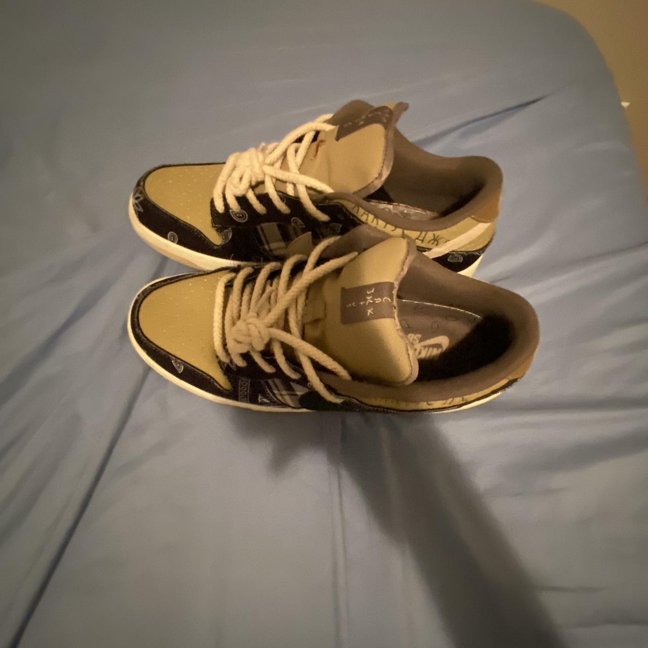 Travis Scott x Nike Dunk Low Panda trainers - Depop