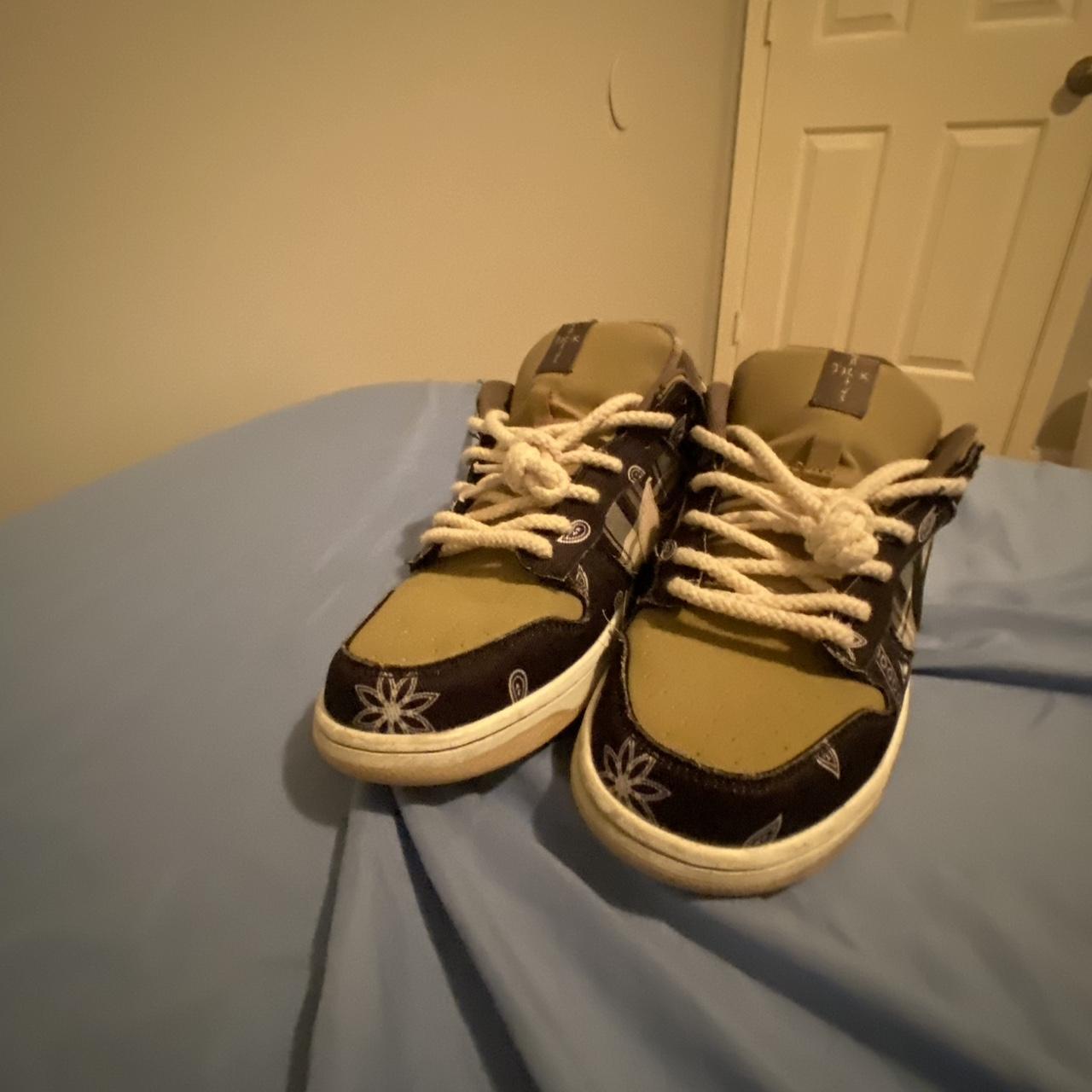 Travis Scott x Nike Dunk Low Panda trainers - Depop