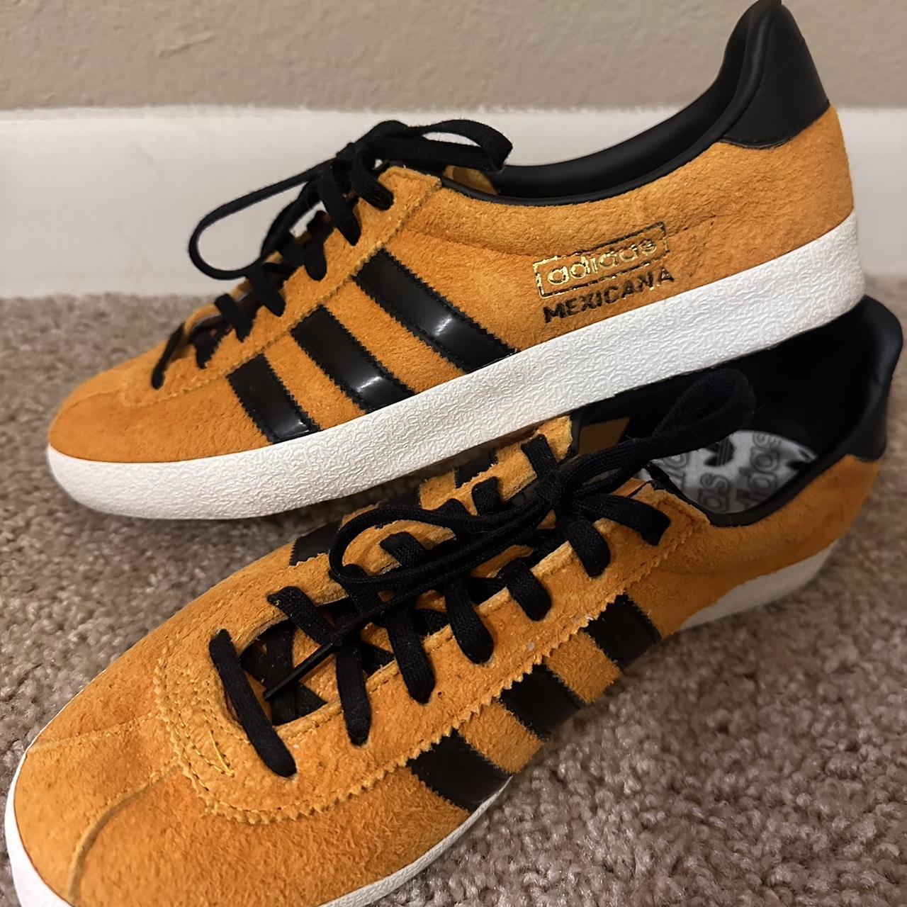 Men’s Original Adidas Mexicana Black & Yellow - Depop