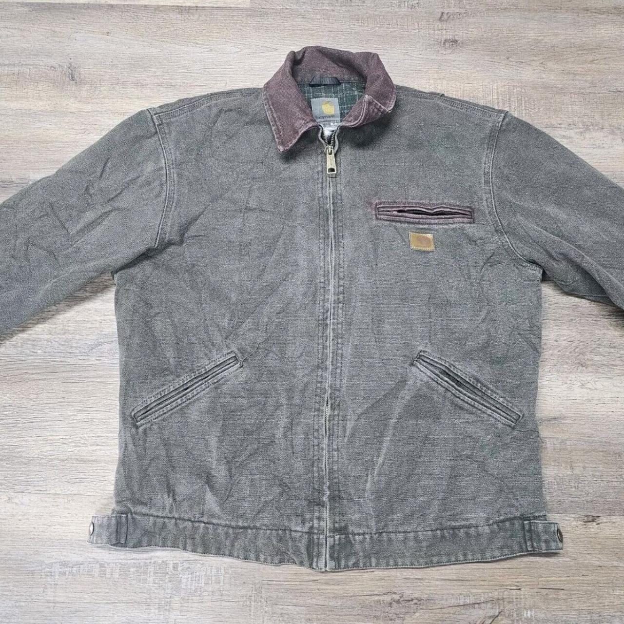 Vintage Carhartt J97 PTL Detroit Blanket Lined... - Depop