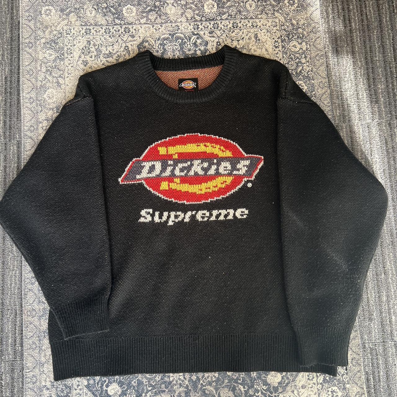 Dickies x supreme knitted jumper - Depop