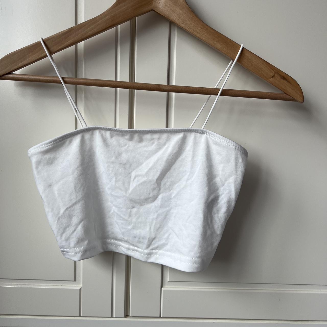 Shien brand new without tags white crop top size xs - Depop