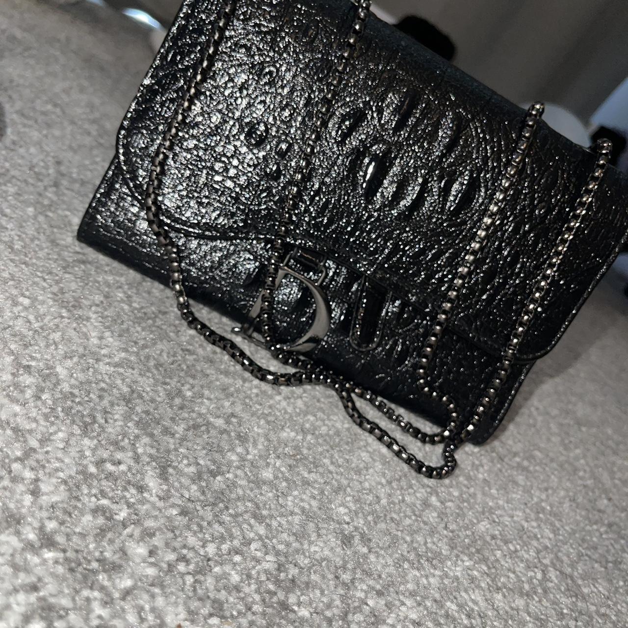 Woman black snake print bag , amazing quality and... - Depop