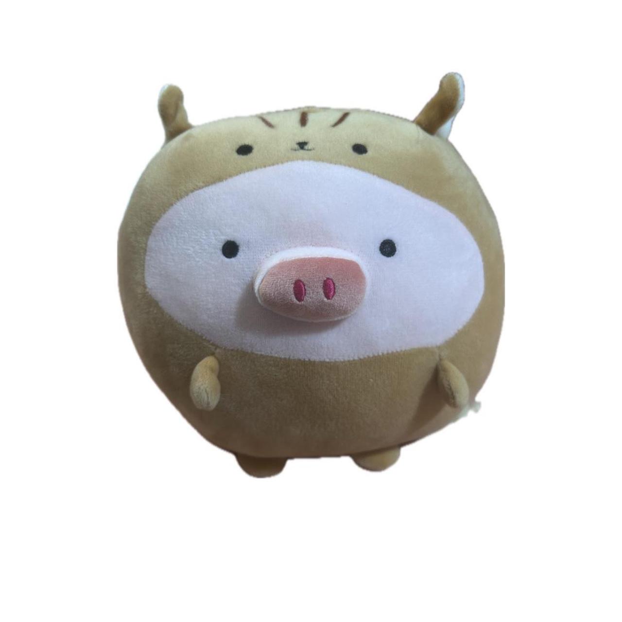 miniso pig in costume plush !! - preowned with no... | Depop