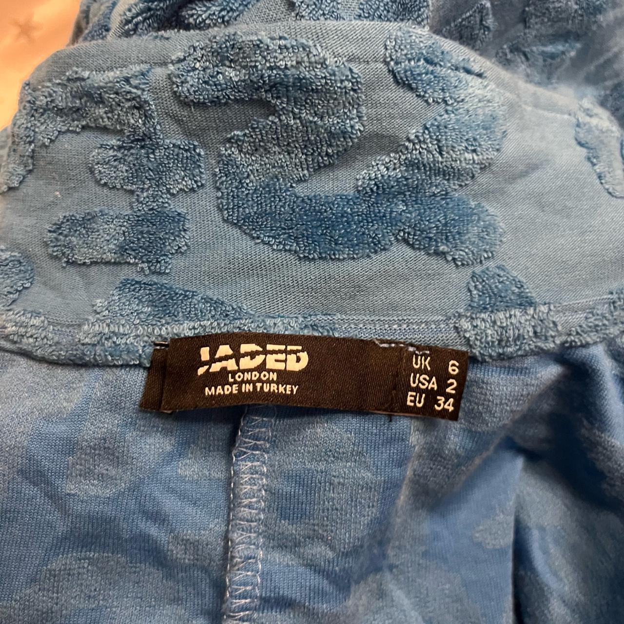 Jaded london blue playsuit, worn once but in perfect... - Depop