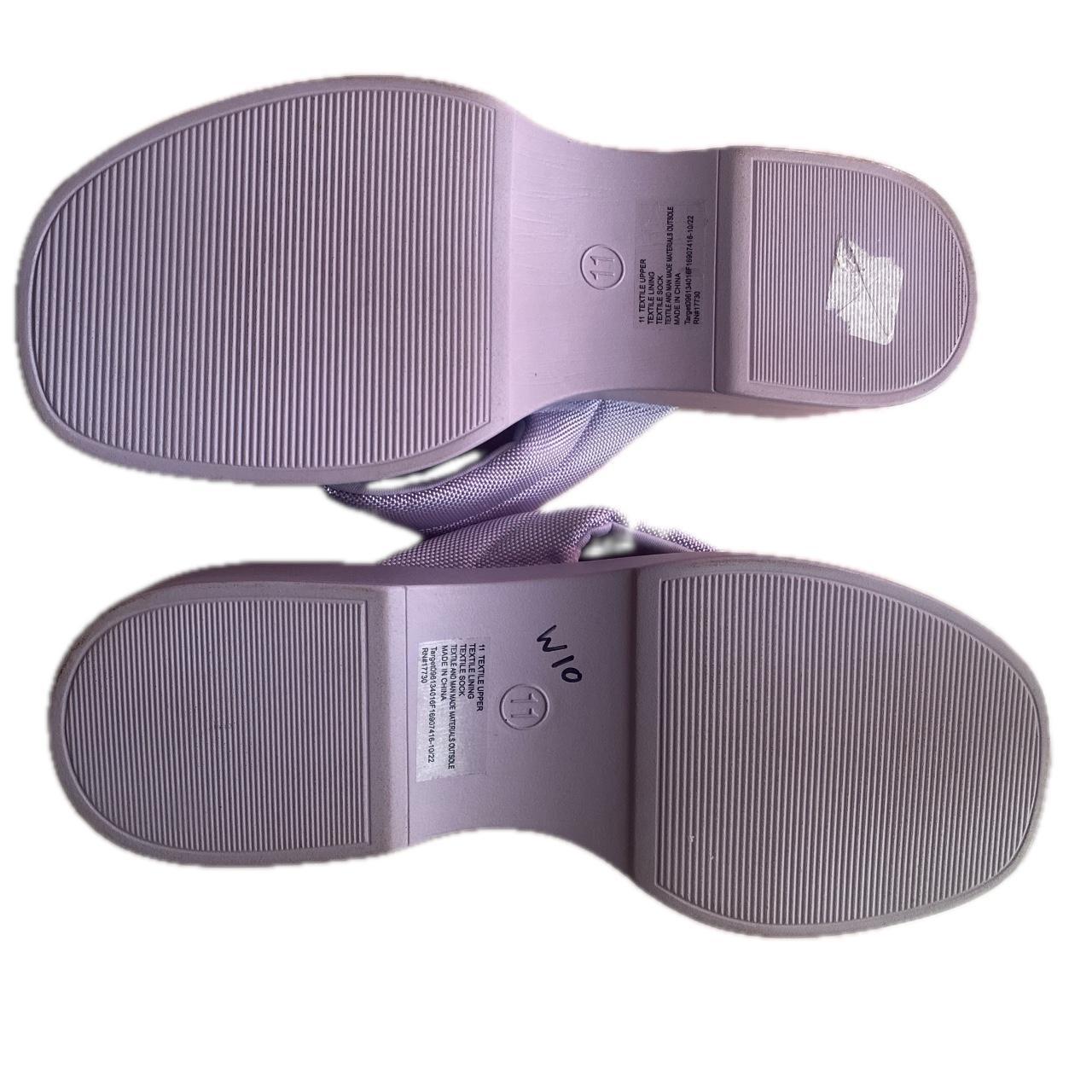Light purple platform sandals (Slight staining) - Depop