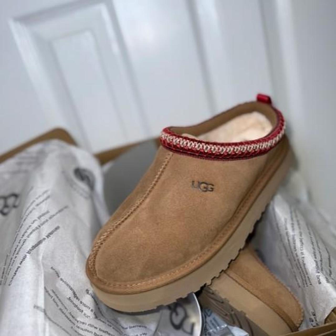 New UGG Tazz Chestnut Shoes Slippers Sandals youth... - Depop