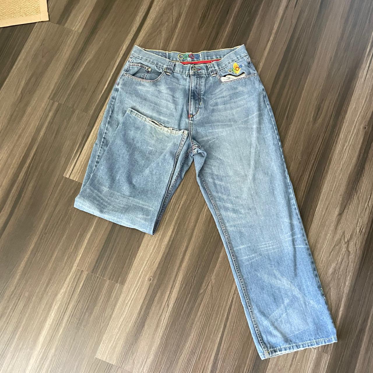 Coogi jeans native headress Crazy baggy, a little... | Depop