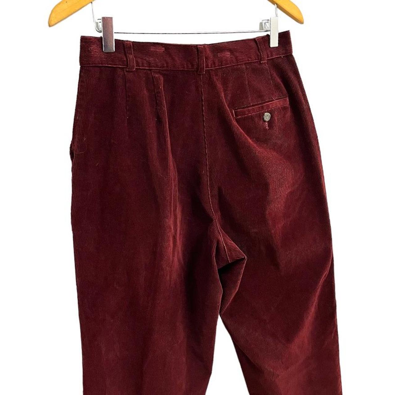 LL Bean Burgundy Corduroy Pants Amazing Color and... - Depop