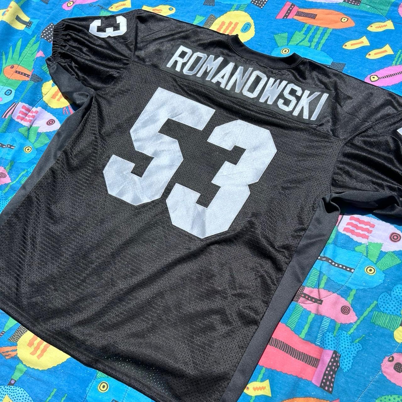 Vintage Y2K Bill Romanowski Oakland raiders stitched... | Depop
