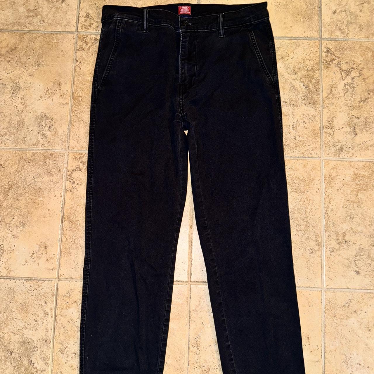 Levi’s Chino Black Pants Straight Cut - Depop
