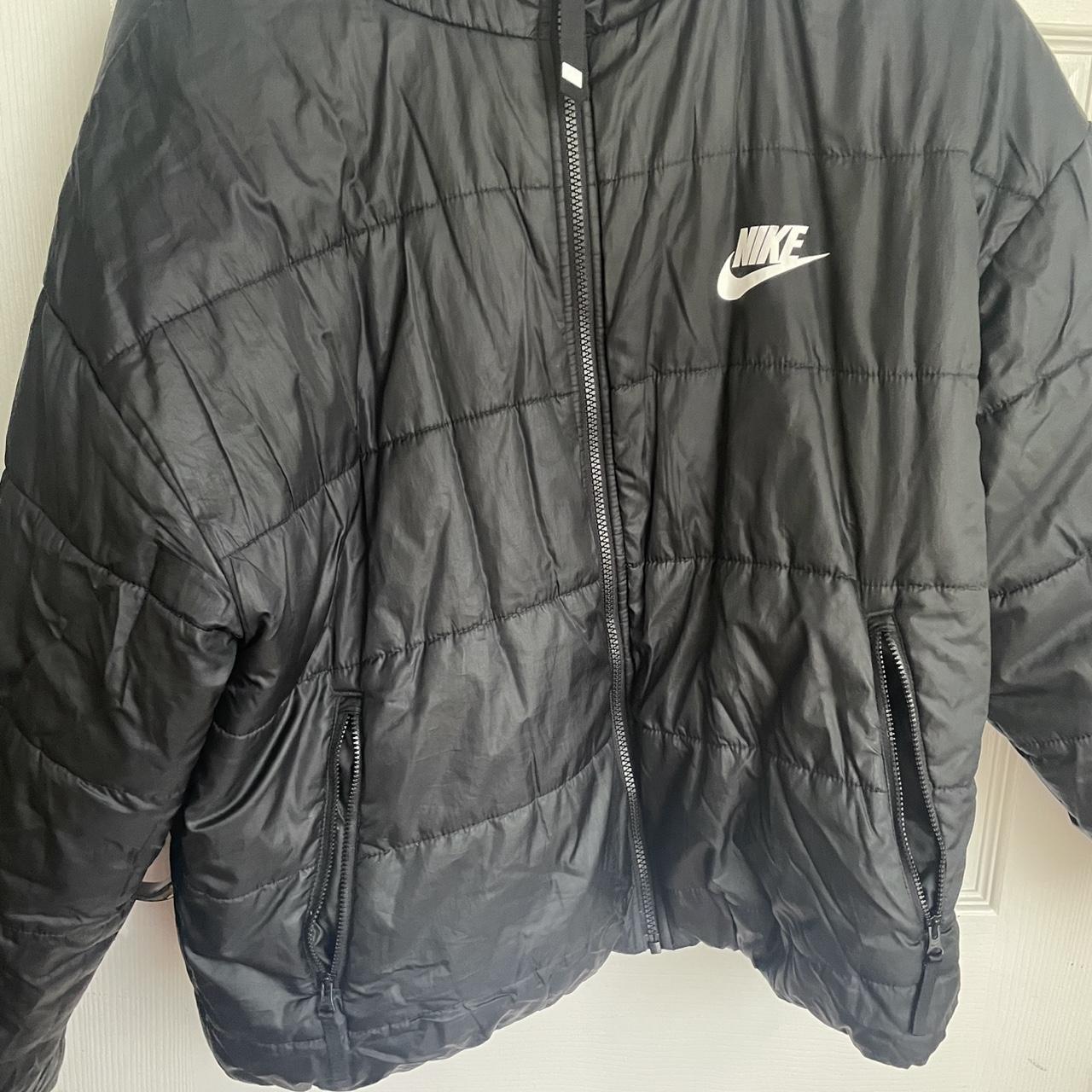 black nike puffer coat #nike #coat #puffer - Depop