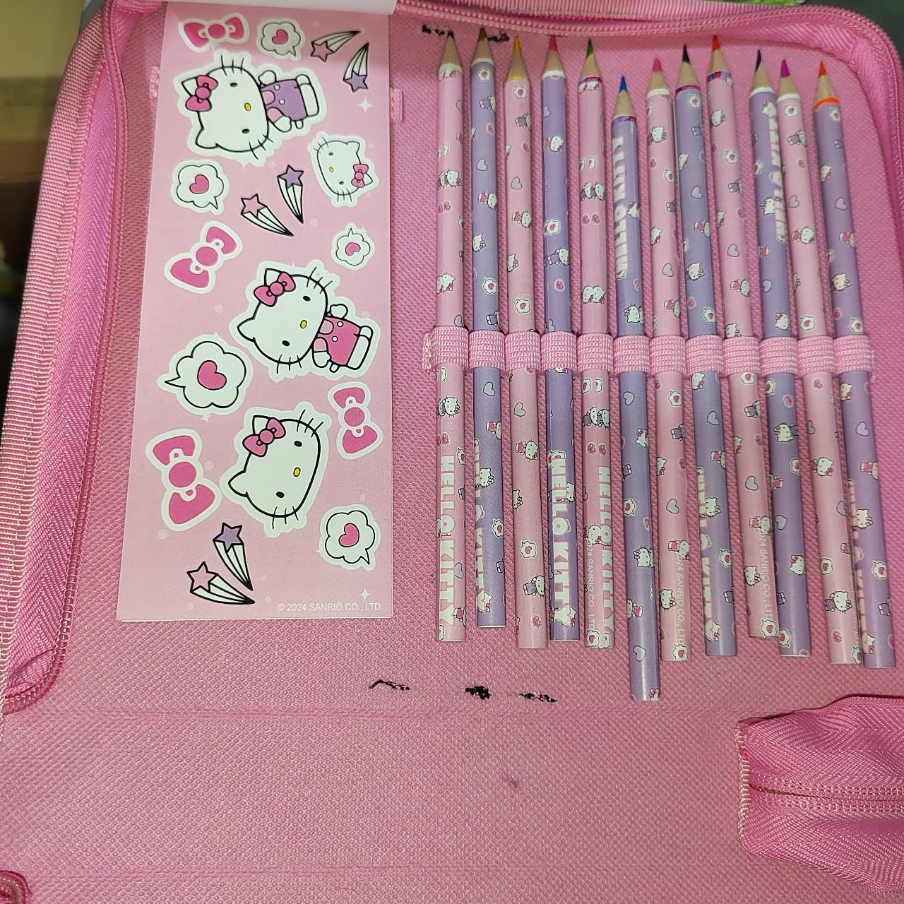 Hello Kitty Stationery set, colouring /drawing... - Depop