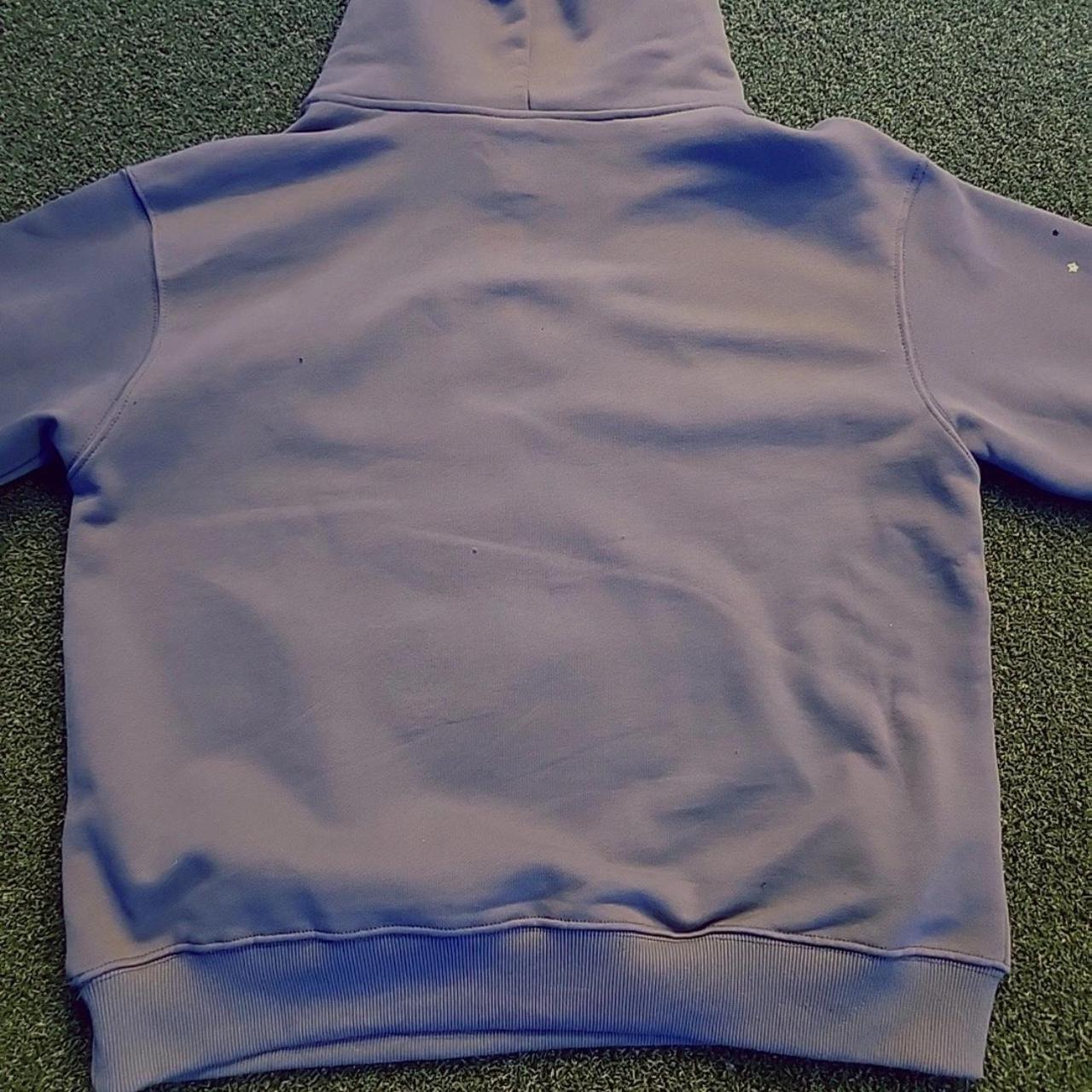 Gray Sp5der Hoodie Clean and cozy. This gray Sp5der... | Depop
