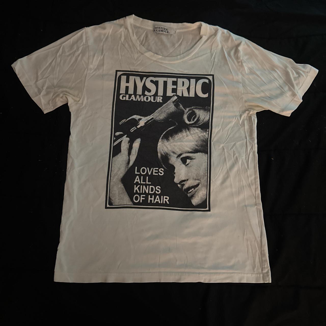 White and black Hysteric Glamour loves all type of... | Depop