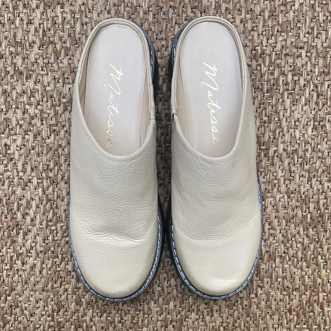 Matisse - Leather Platform Clog - Lena Chunky Mule -... - Depop