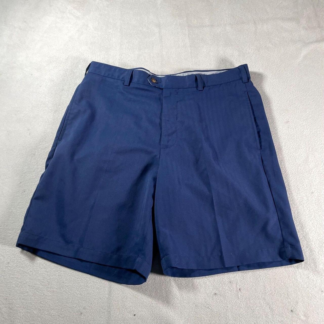 Donald Ross Shorts Mens 36 Blue Golf Flat Front... - Depop