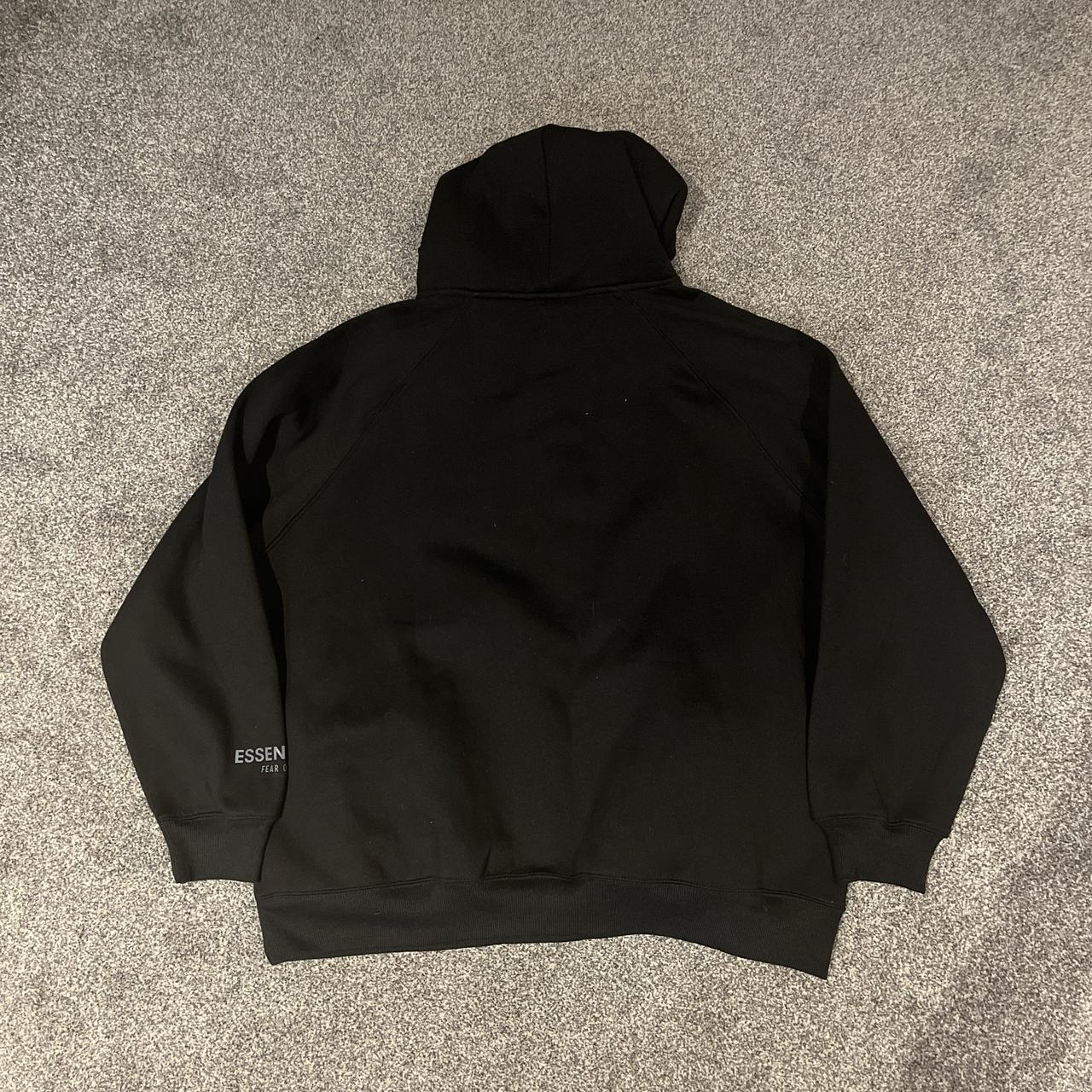 Plain Black Essentials Hoodie Brand New with tags.... - Depop