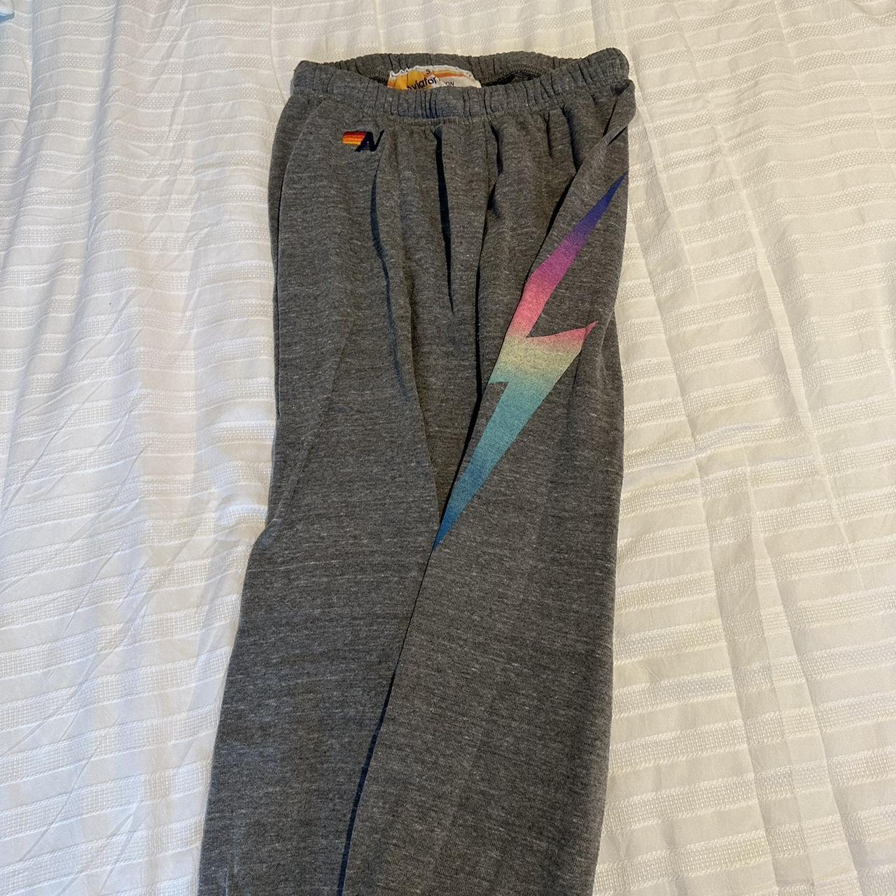 Aviator nation grey sweatpants- open to offers ̈ - Depop