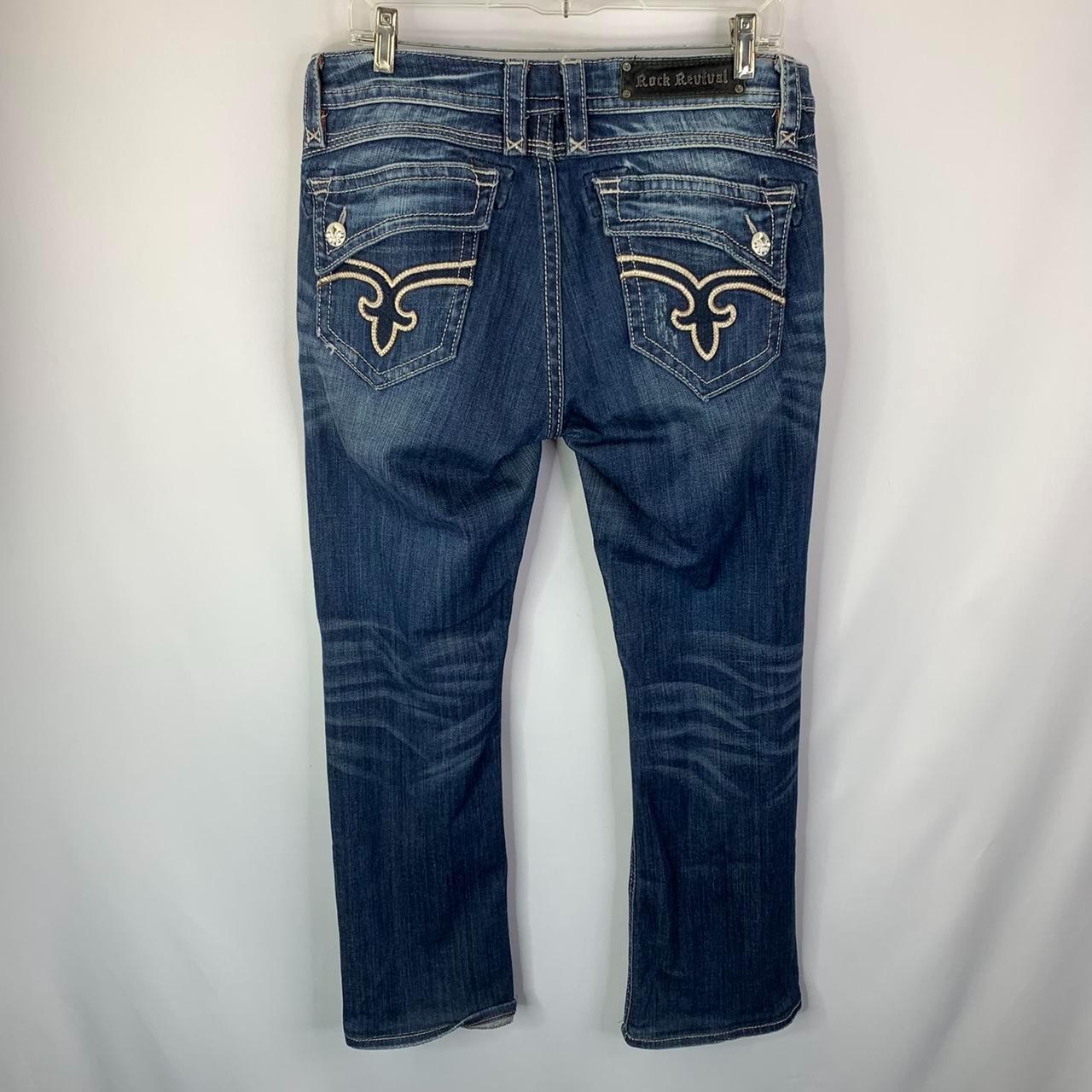 Rock Revival Johanna Boot Cut Denim Jeans size 28 - Depop