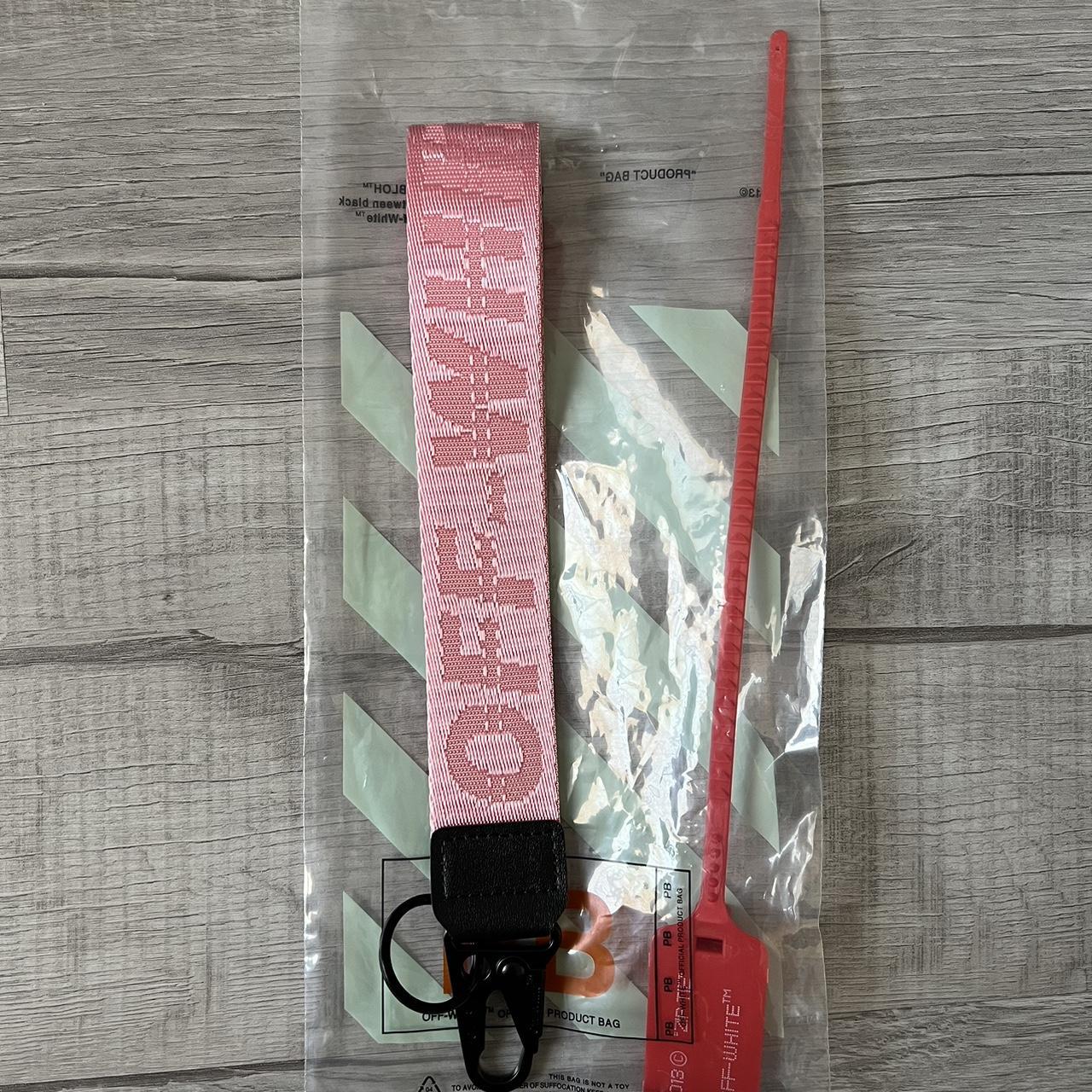 Off White “Pinked Out” Keychain - Depop