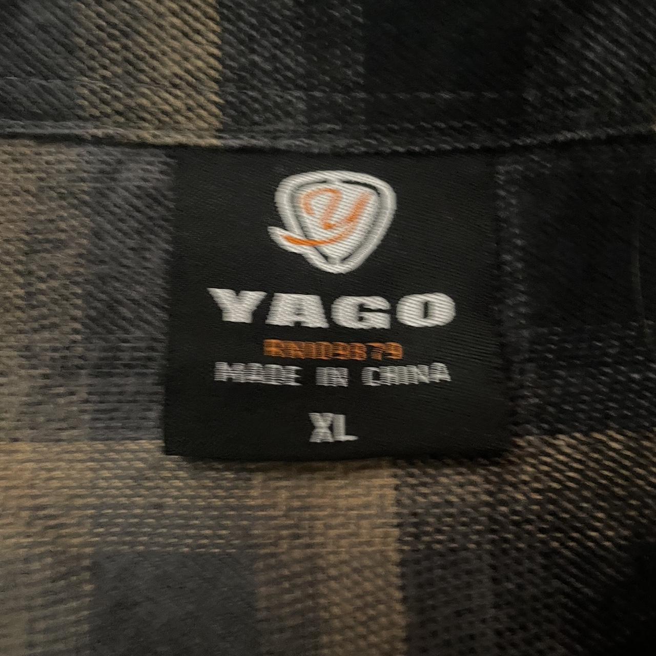 Cropped yago flannel Use to be XL now fits like... - Depop