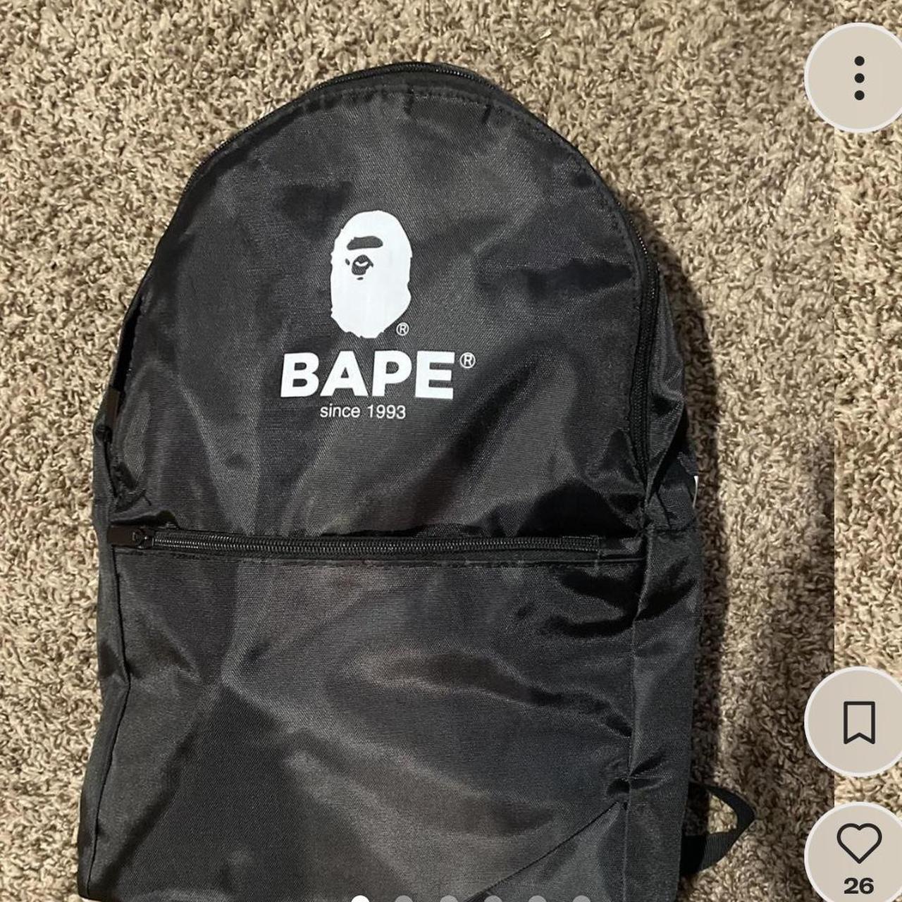 Bape backpack brand new never used before Authentic... - Depop