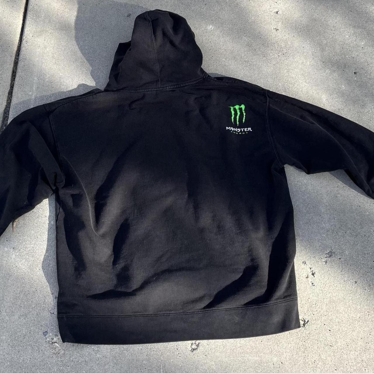 Vintage monster energy hoodie - XL #skater... - Depop