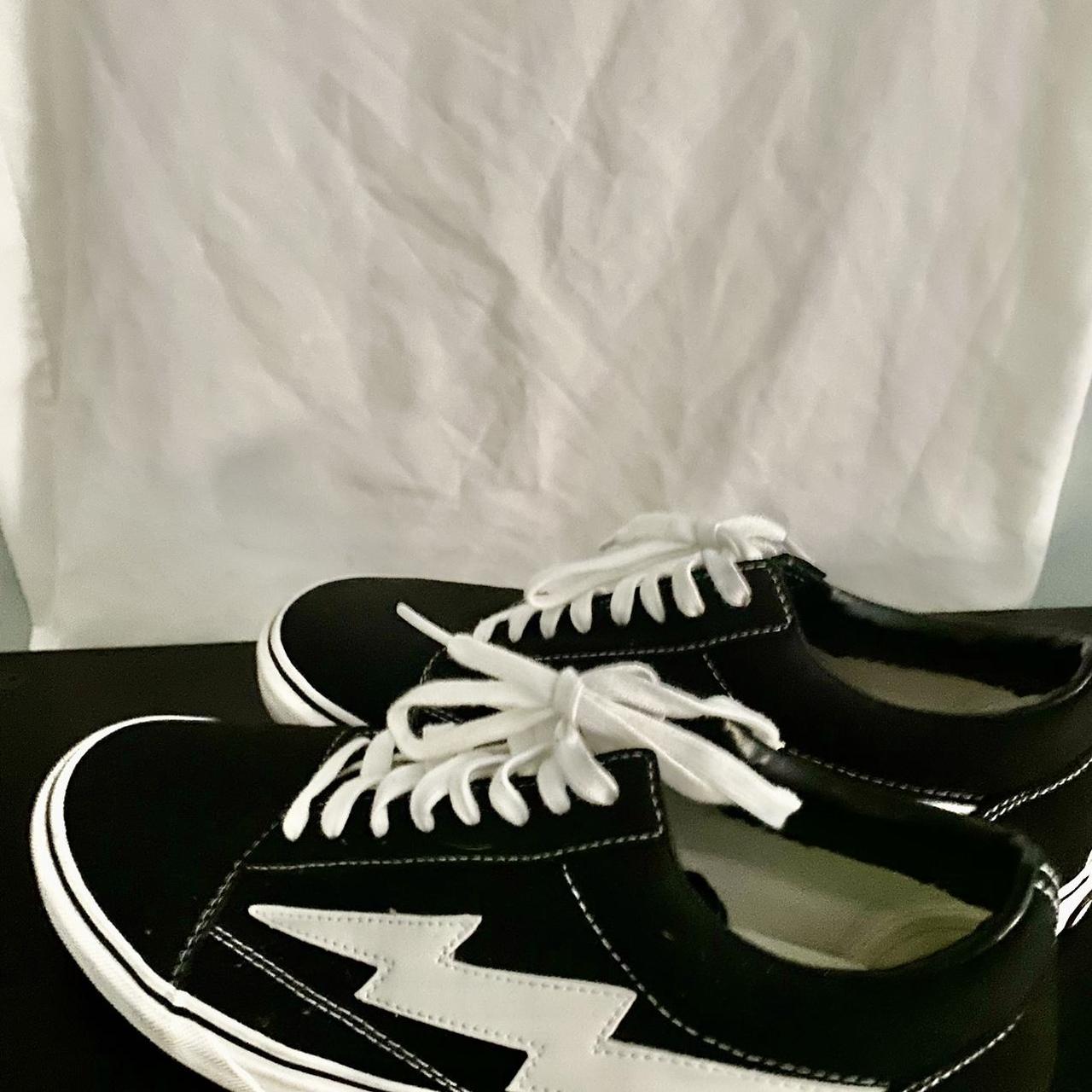 revenge x storm vans black and white - Depop