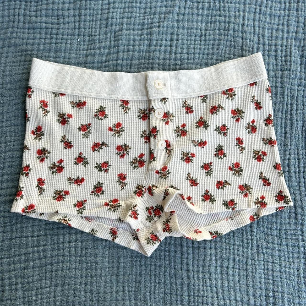 brandy melville pajama boxer shorts one size fits... | Depop