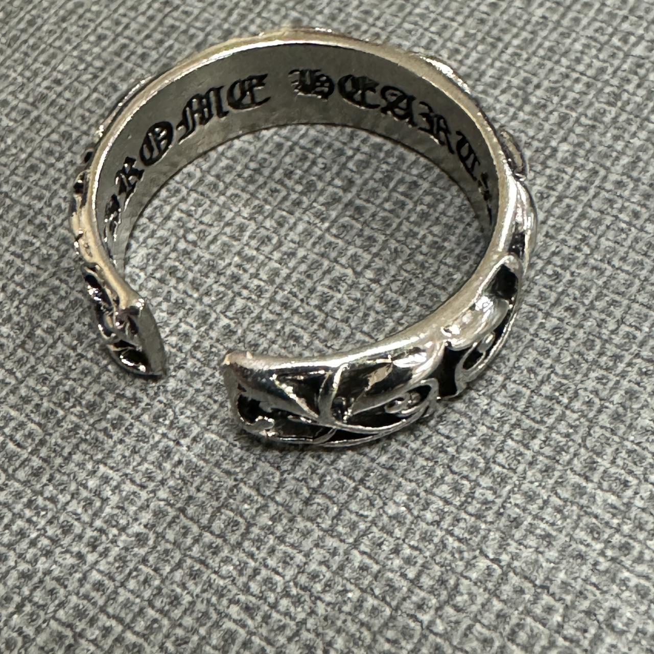 Chrome hearts adjustable ring - Depop