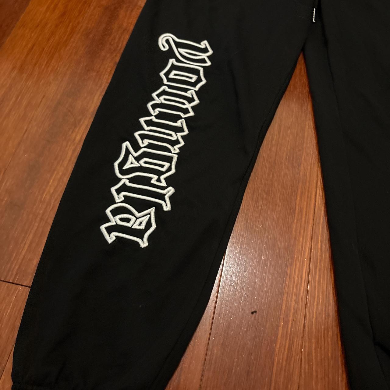 YOUNGLA black white trackies ️ perfect condition... | Depop