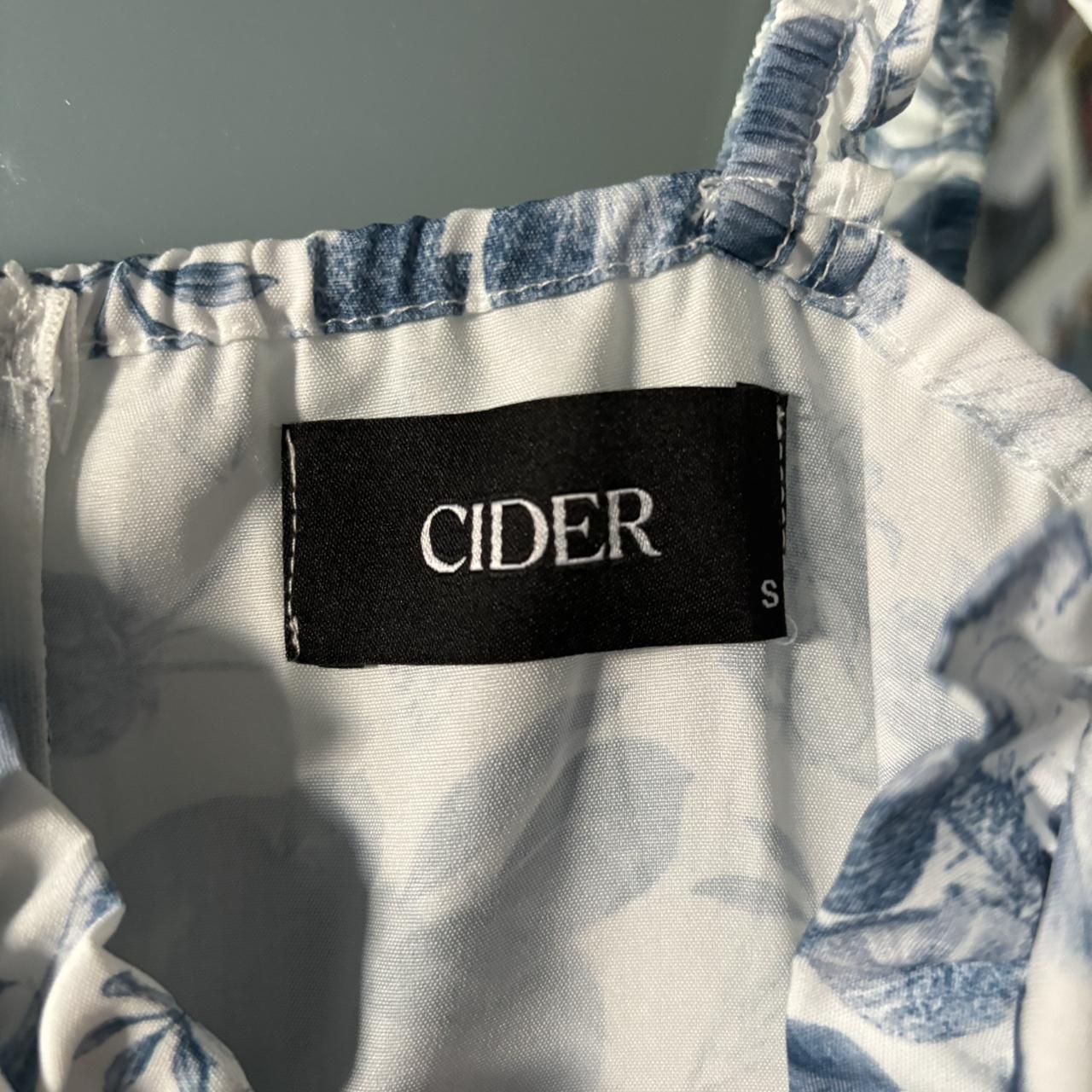 Cider blue floral dress #blue #floral - Depop