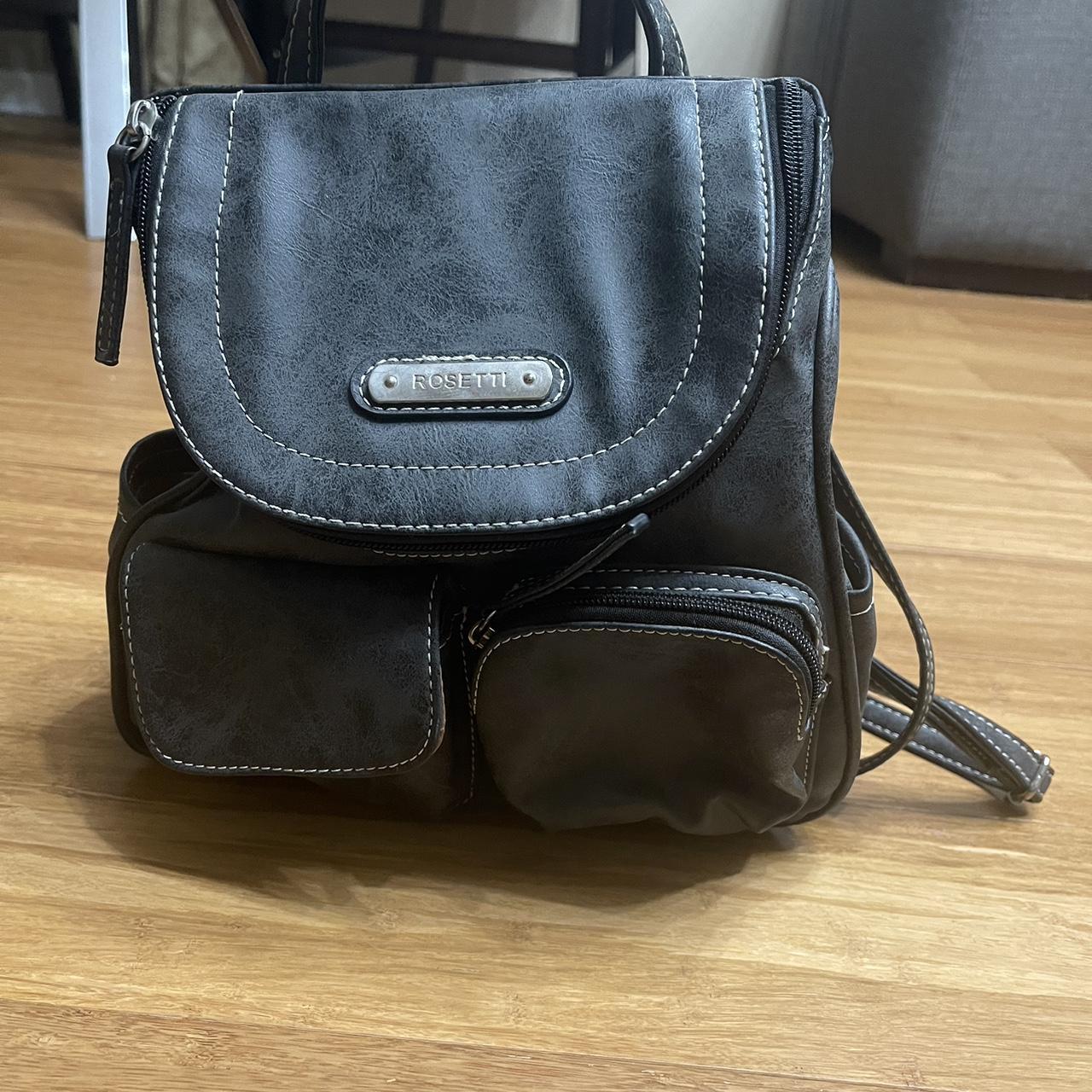 Rossetti backpack purse light gray in excellent... - Depop