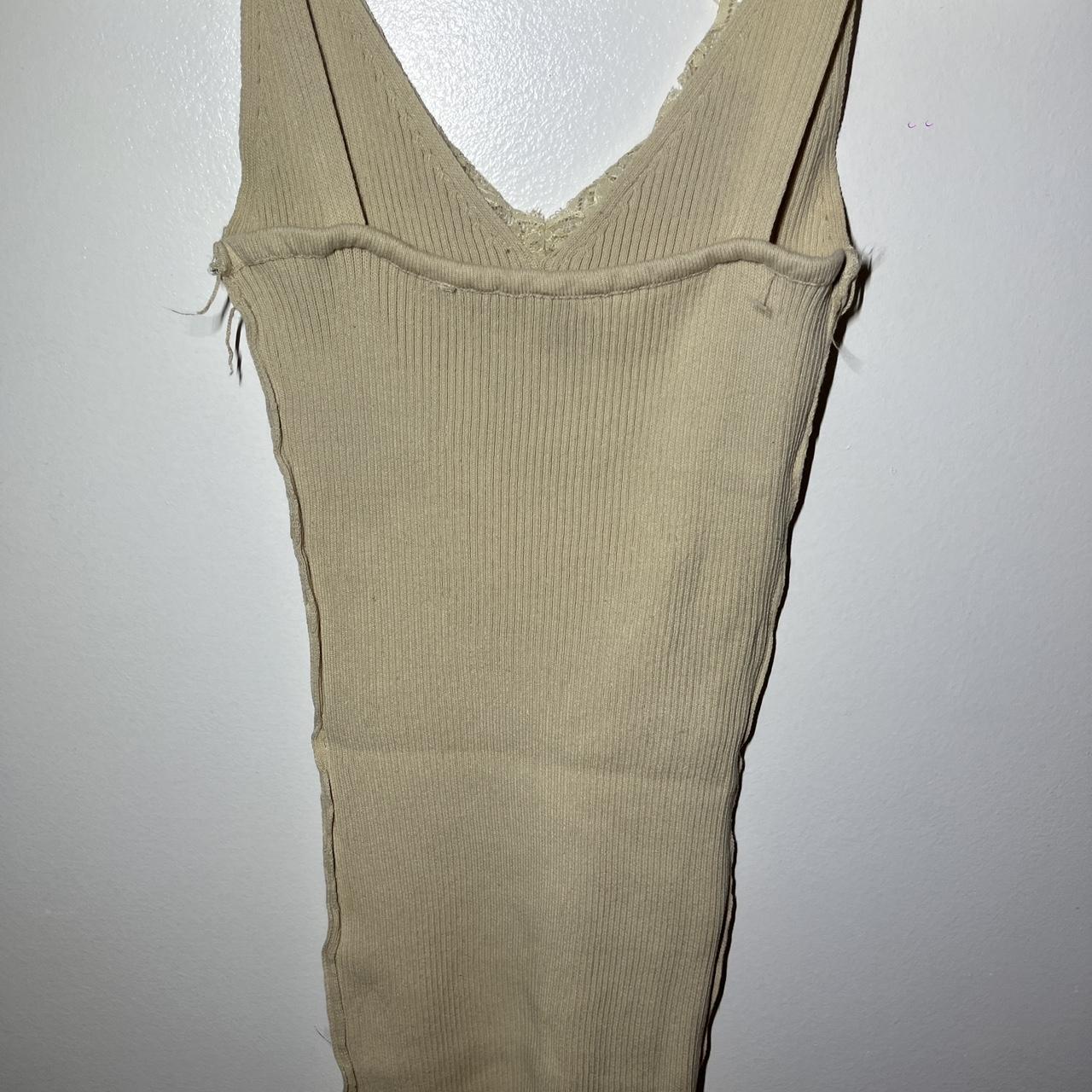 Slim fitted dress Laced front Mini straps Good for... - Depop