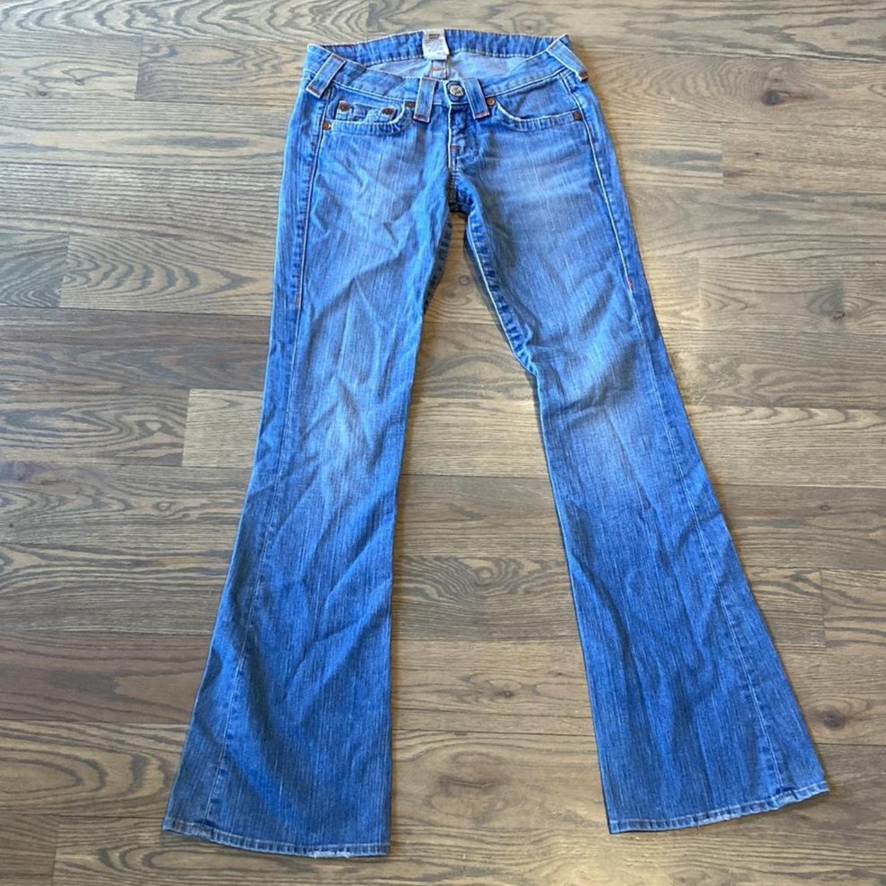True Religion flared jeans Great pair. No... - Depop