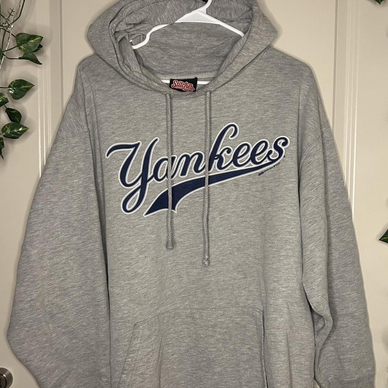 vintage yankee oversized hoodie #stitches #yankee... - Depop