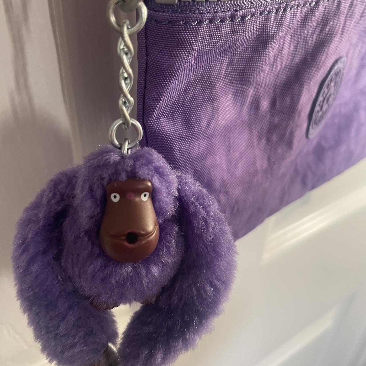 Purple small Kipling bag with an adjustable strap.... - Depop