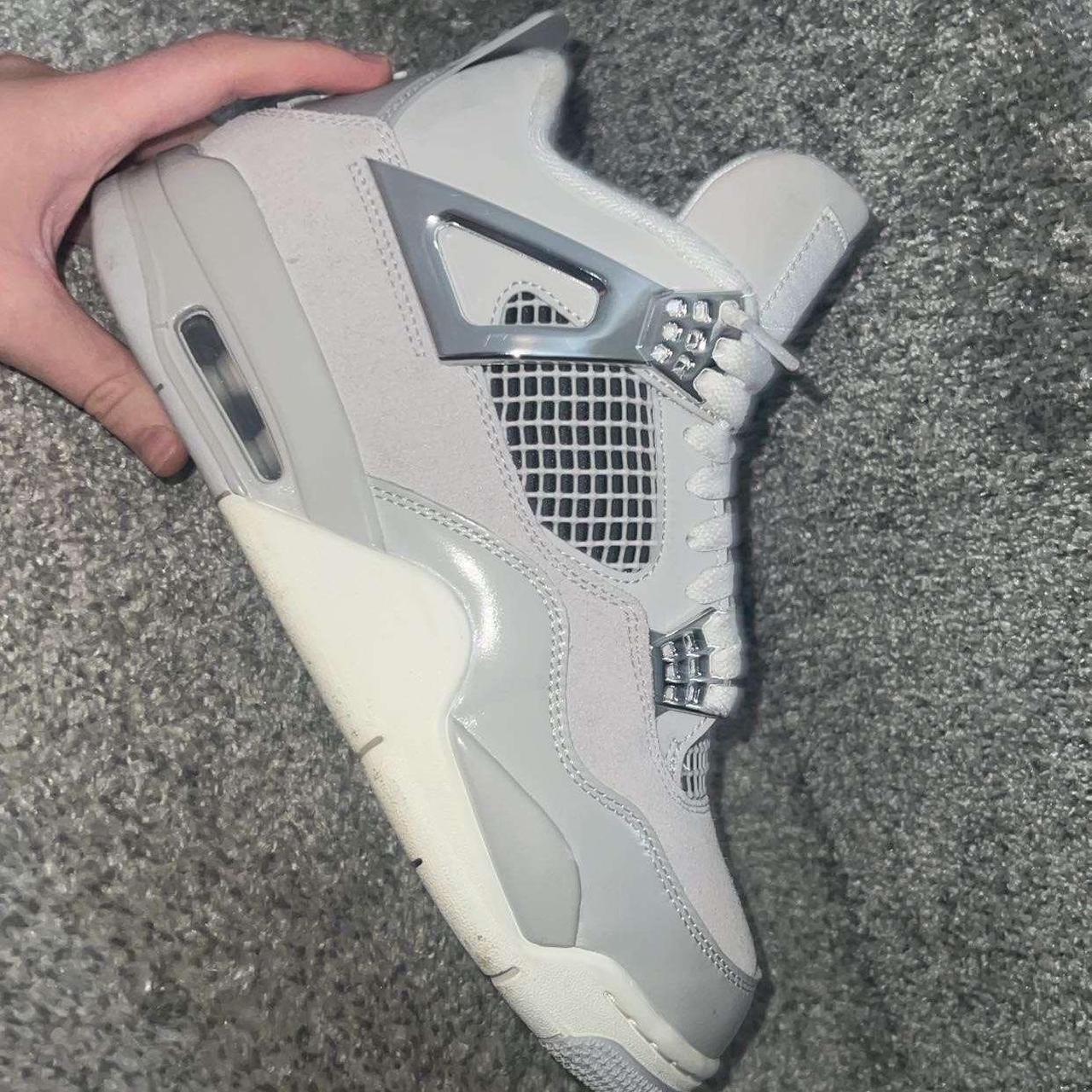 Jordan 4 frozen moments Size 9 Worn once 100%... - Depop